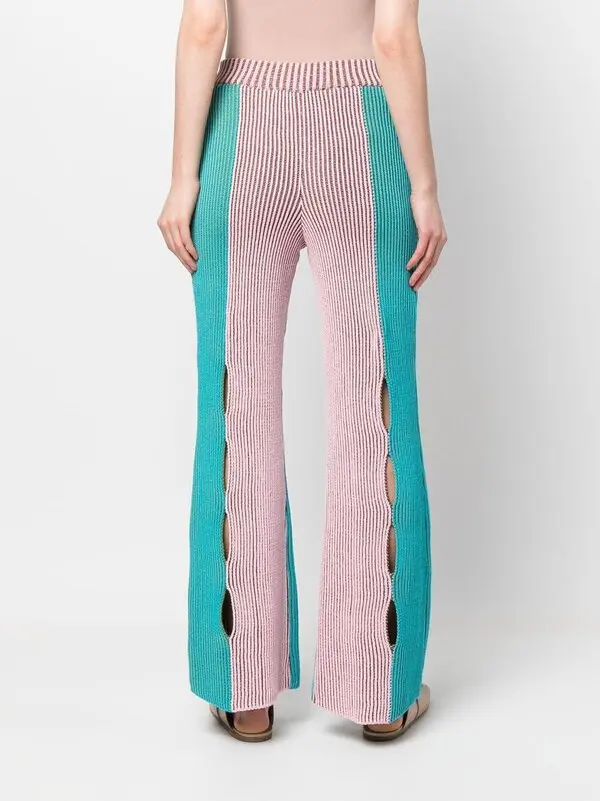 Andersson Bell Striped Knit Trousers