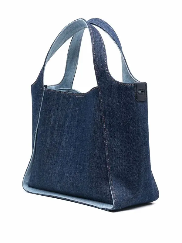 Stella McCartney Stella Logo Denim Tote Bag
