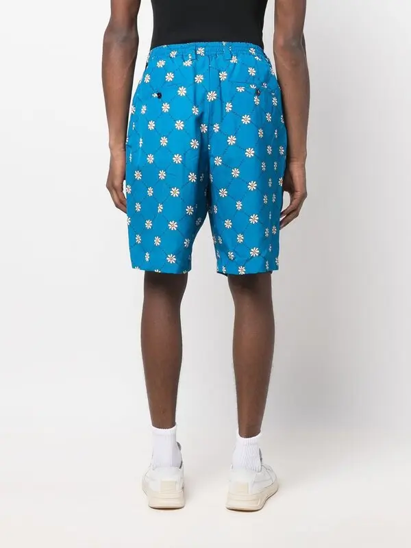 Marni Daisy-print Track Shorts