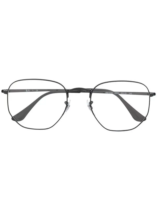 Ray-ban Hexagonal Frame Eyeglasses - Black