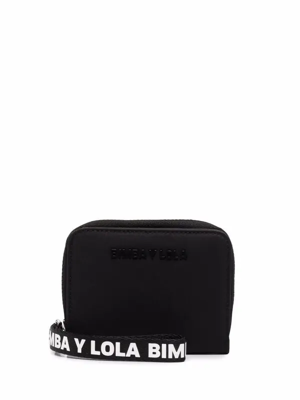 Bimba Y Lola Zip-around Flap Wallet - Black