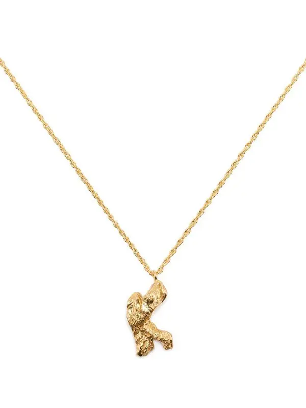 LOVENESS LEE Alphabet-charm Necklace - Gold