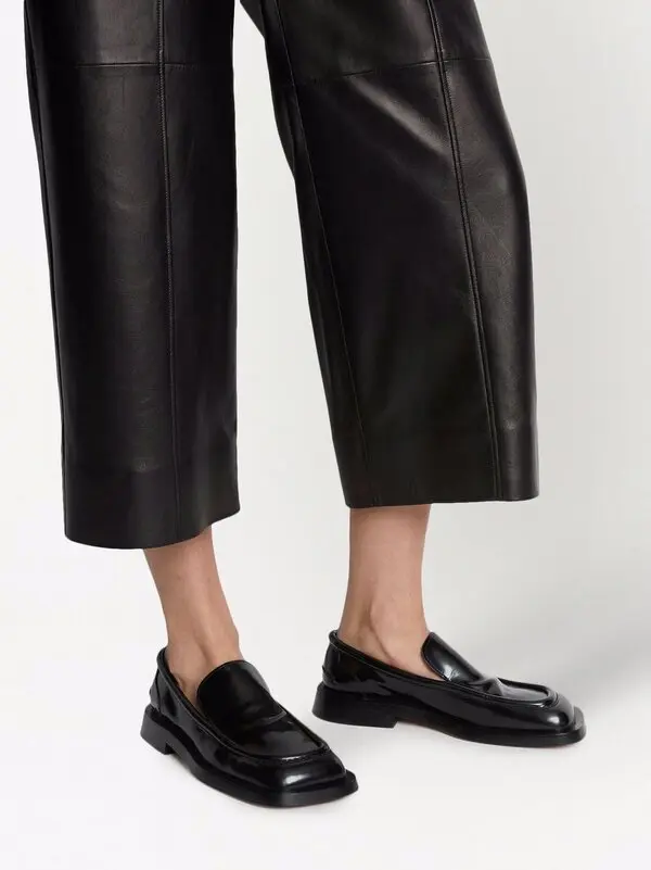 Proenza Schouler Square-Toe Loafers In Black - 65% Off | Editorialist