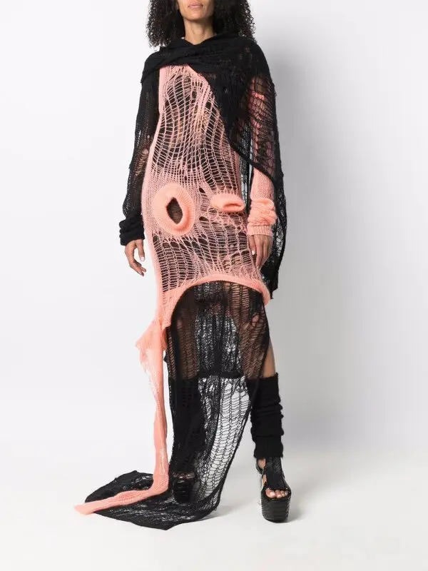 Rick Owens Spider Knitted Poncho
