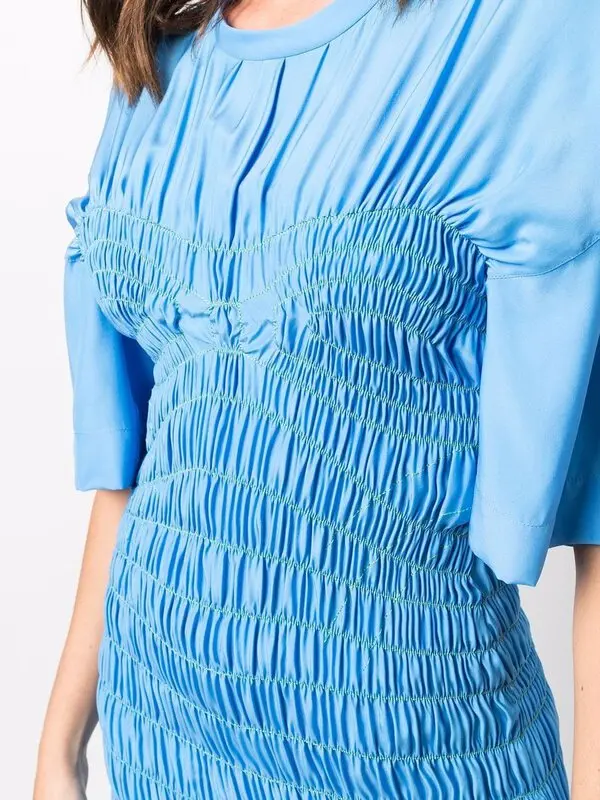 Stella McCartney Elasticated Panelled Midi Dress
