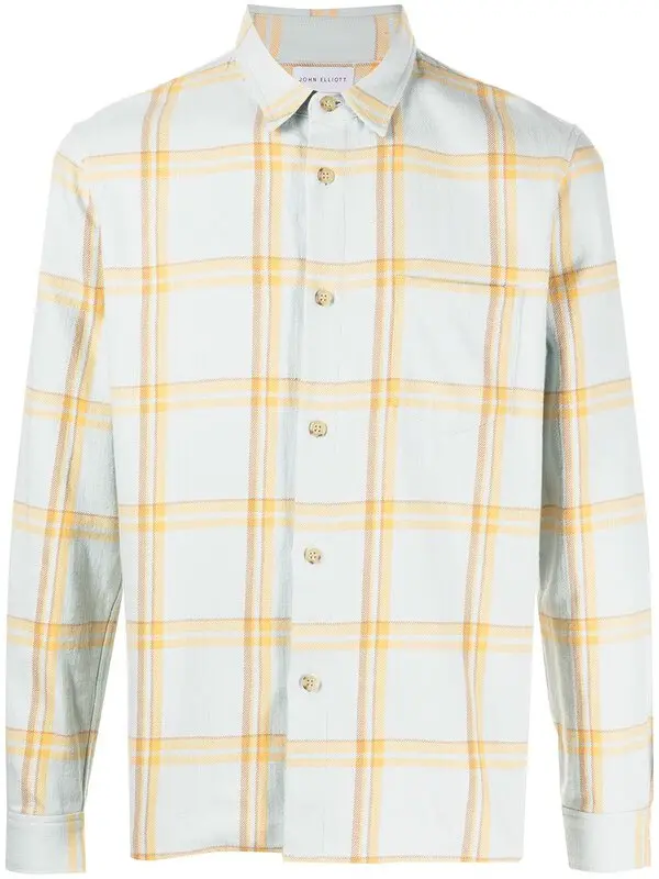 John Elliott Sly Check-print Shirt