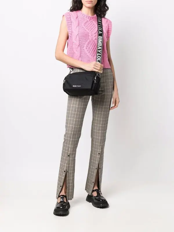 Bimba Y Lola Medium Logo-plaque Crossbody Bag