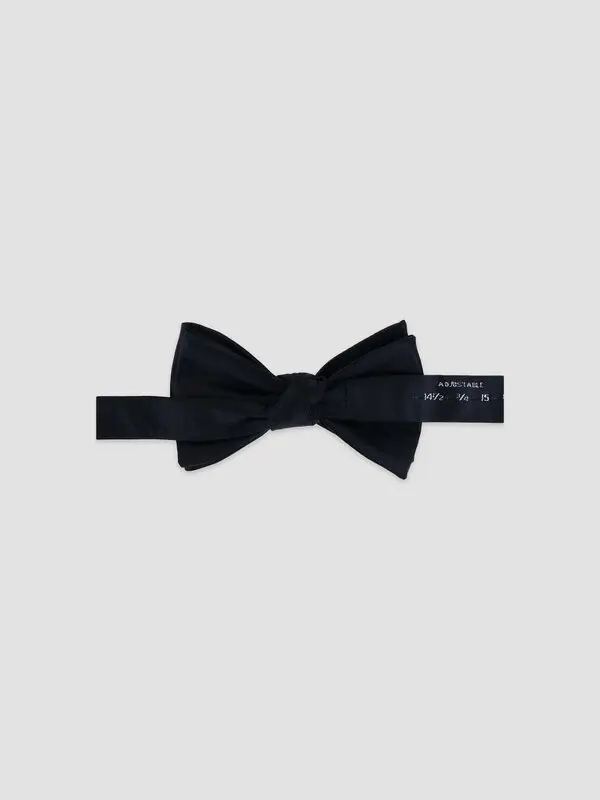 Trafalgar Sutton Pre-tied Silk Bowtie - Black