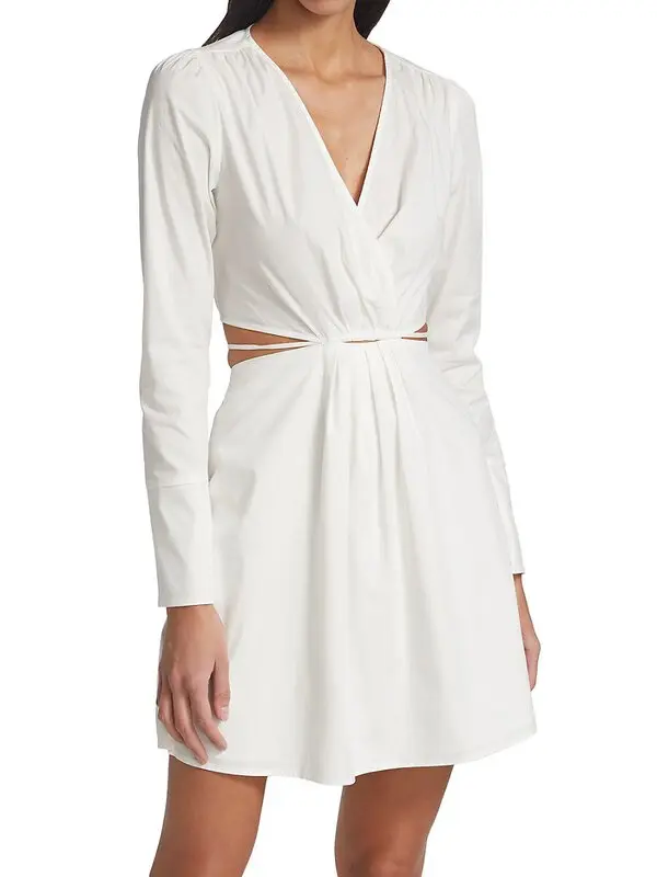 WAYF Pretty Cut-out Minidress