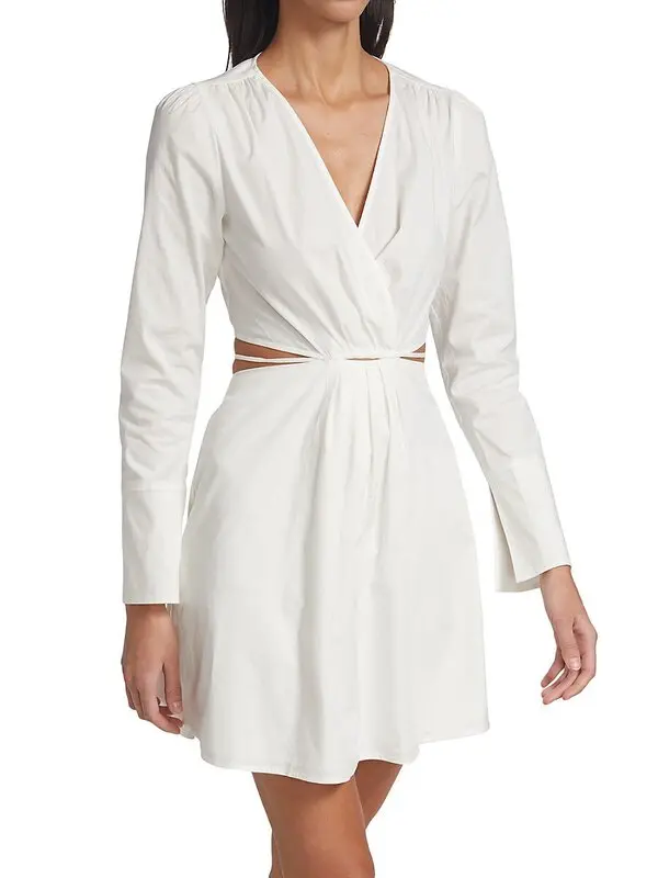 WAYF Pretty Cut-out Minidress