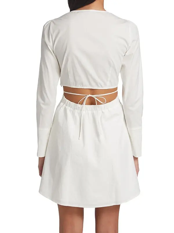WAYF Pretty Cut-out Minidress