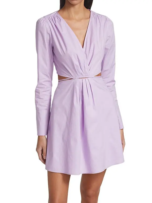 WAYF Pretty Cut-out Minidress