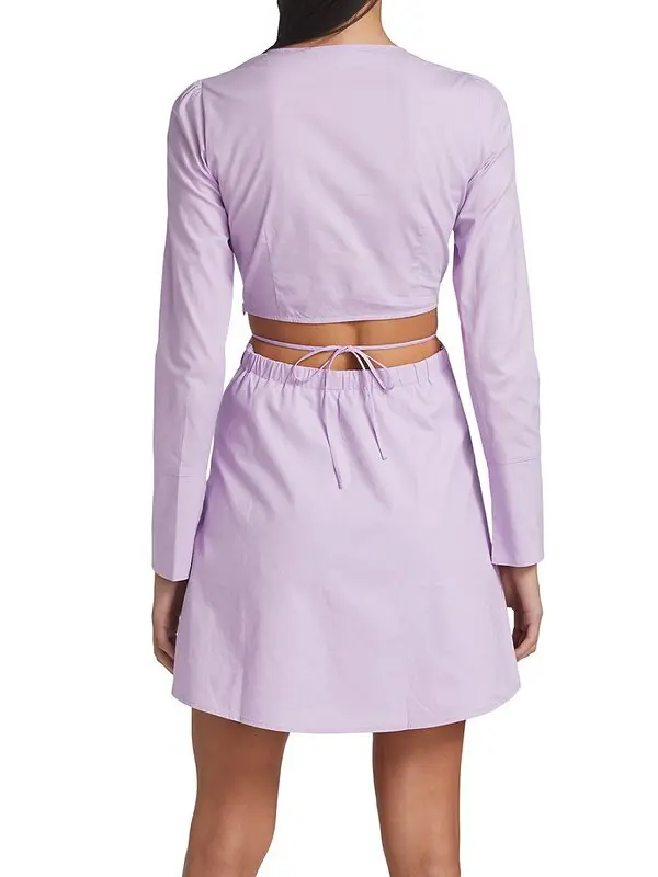 WAYF Pretty Cut-out Minidress