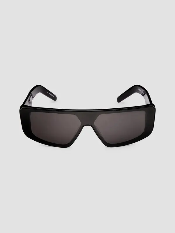 Rick Owens Performa 70mm Rectangular Sunglasses
