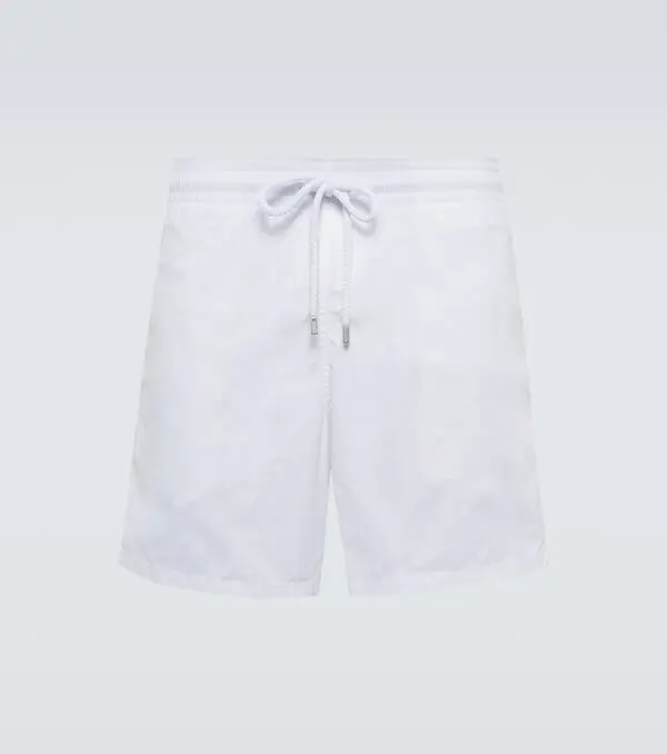 Vilebrequin Drawstring Swim Shorts - White