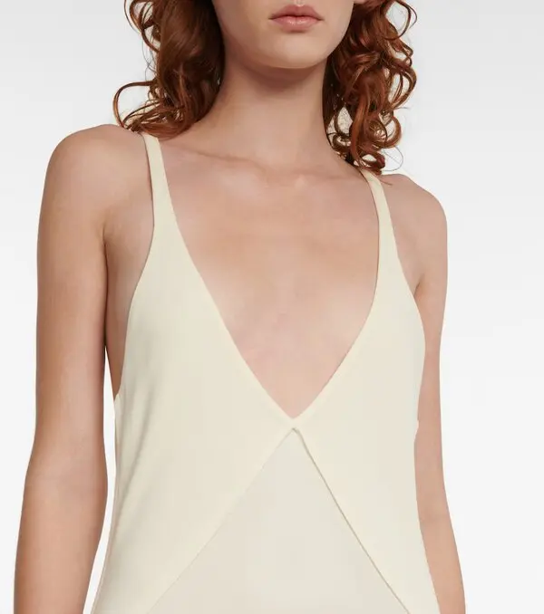 khaite francine jersey maxi dress Francine Stretch-jersey Maxi Dress