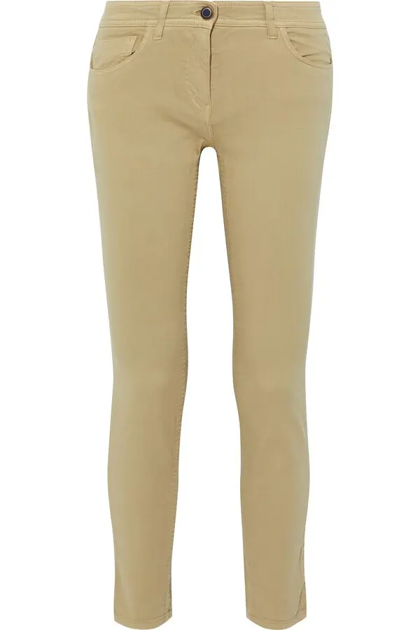 Etro Cropped Skinny Jeans - Beige