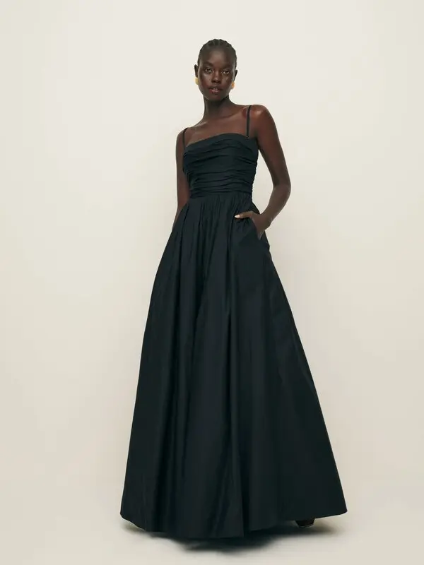 REFORMATION Kastoria Maxi Dress - Black