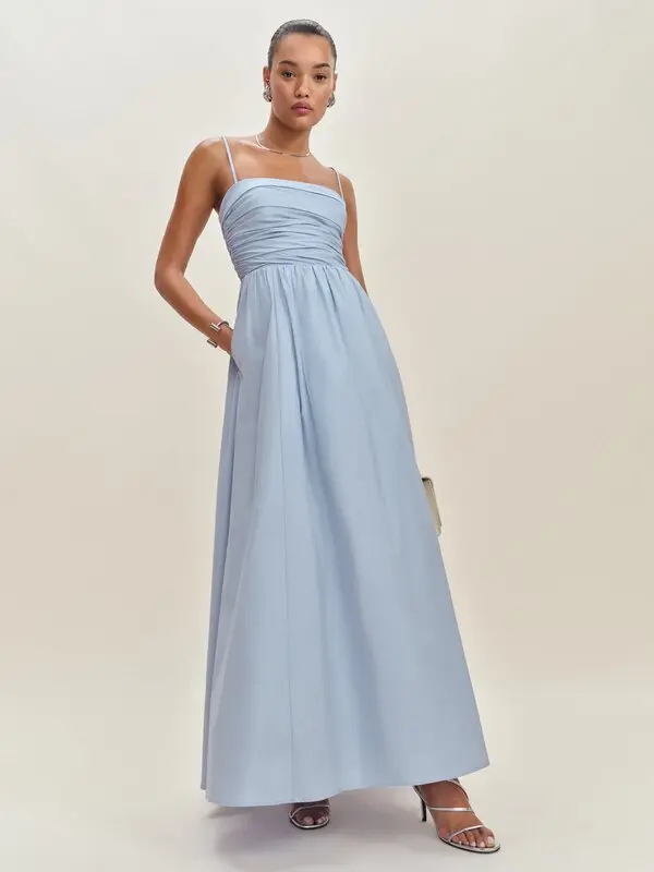 REFORMATION Kastoria Maxi Dress - Blue