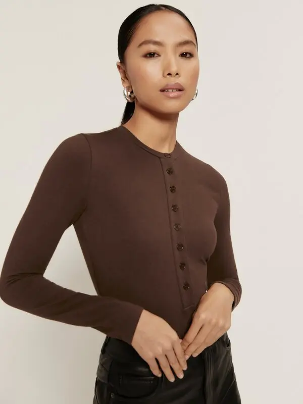 REFORMATION Nisa Knit Bodysuit