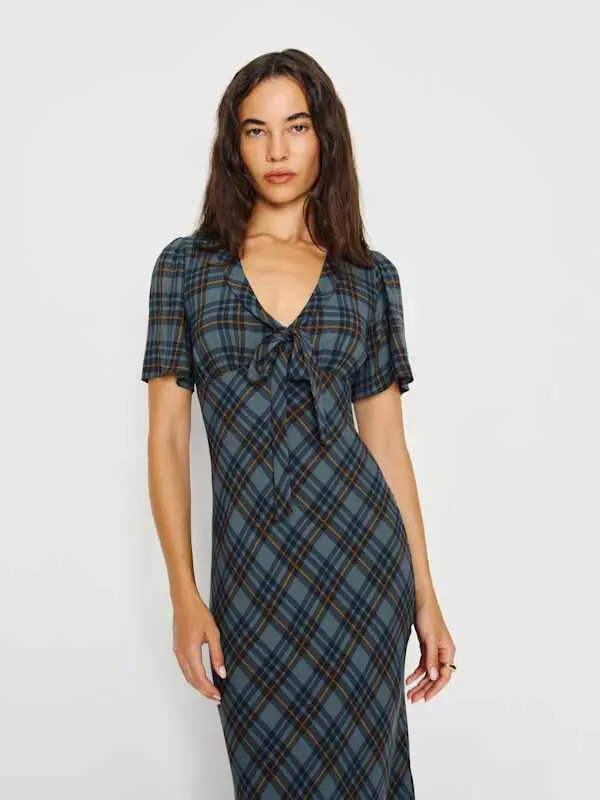 Reformation Tyra Dress | Blue | 6
