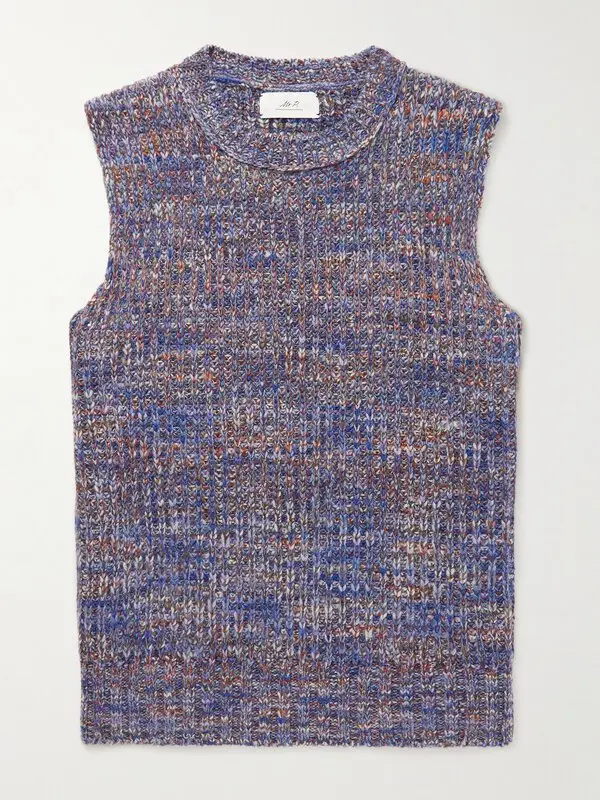 Mr P. Ribbed-knit Sweater Vest