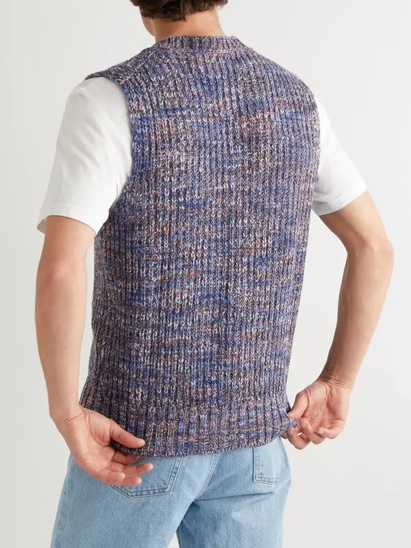 Mr P. Ribbed-knit Sweater Vest
