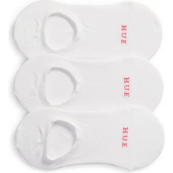 Hue 3-pack Sneaker Liner Socks - White