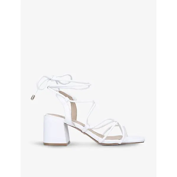 Kurt Geiger Roma Strappy Vegan-leather Heeled Sandals