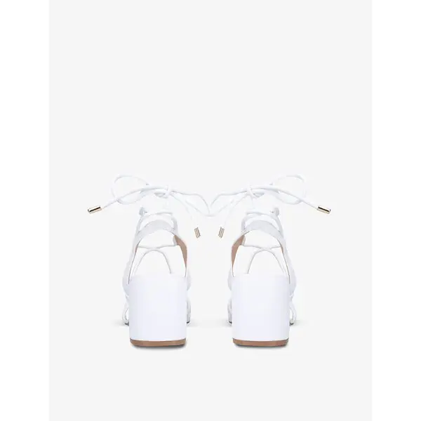 Kurt Geiger Roma Strappy Vegan-leather Heeled Sandals
