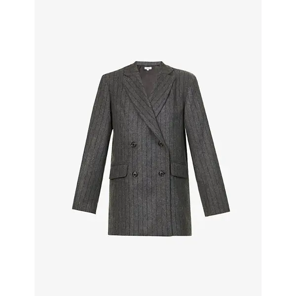 MUSIER PARIS Cleophee Double-breasted Wool-blend Jacket