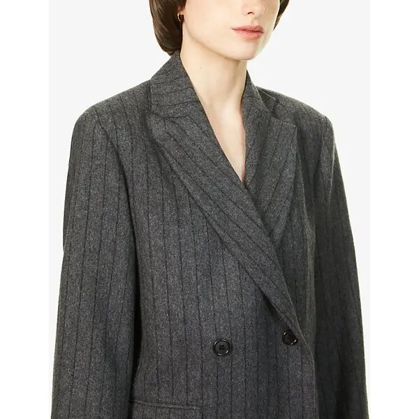 MUSIER PARIS Cleophee Double-breasted Wool-blend Jacket
