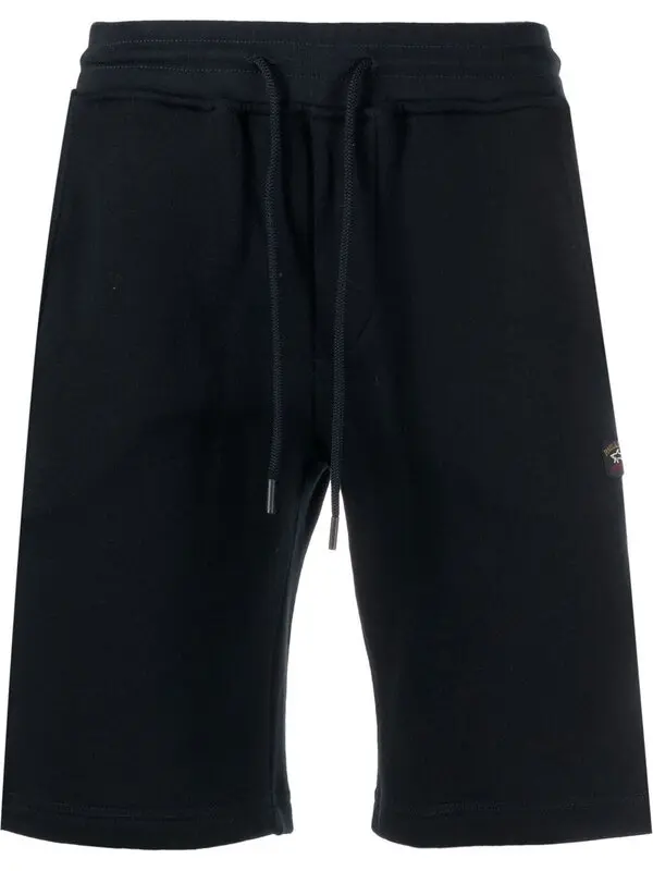 Paul & Shark Logo Patch Organic Cotton Shorts