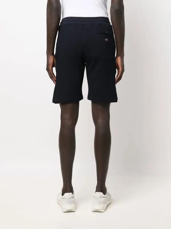 Paul & Shark Logo Patch Organic Cotton Shorts