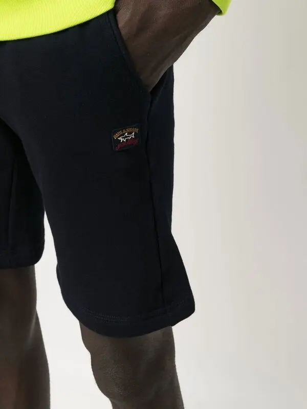 Paul & Shark Logo Patch Organic Cotton Shorts