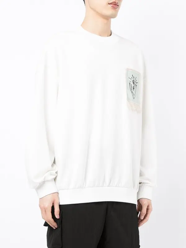 PORTS V Patch-detail Sweatshirt