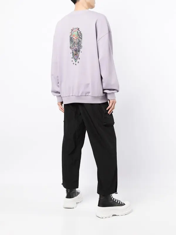 PORTS V Graphic-print Crew Neck Sweatshirt