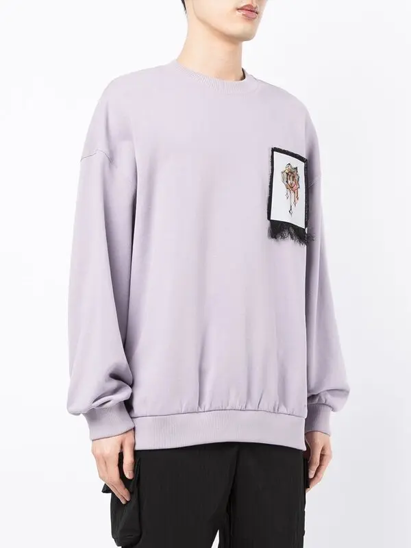 PORTS V Graphic-print Crew Neck Sweatshirt