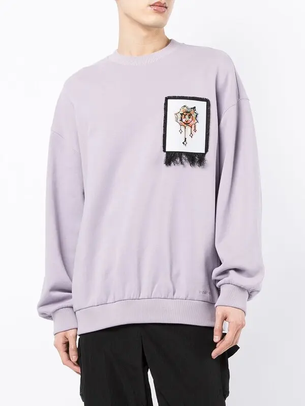 PORTS V Graphic-print Crew Neck Sweatshirt