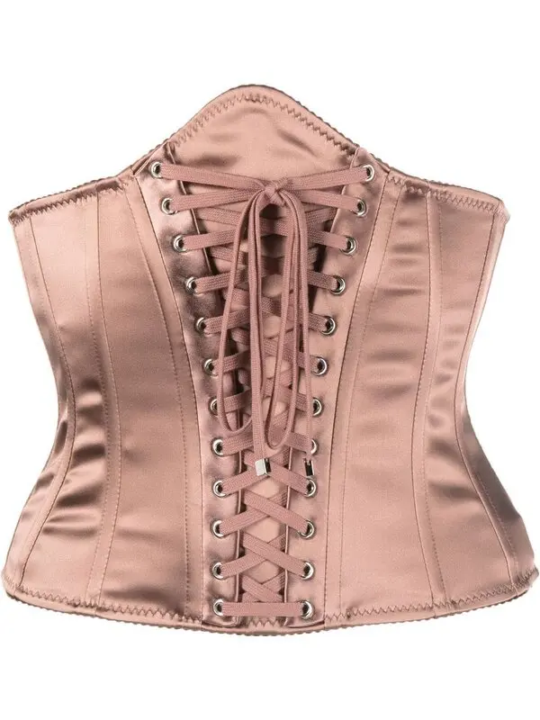 Dolce & Gabbana Lace-up Corset - Neutrals