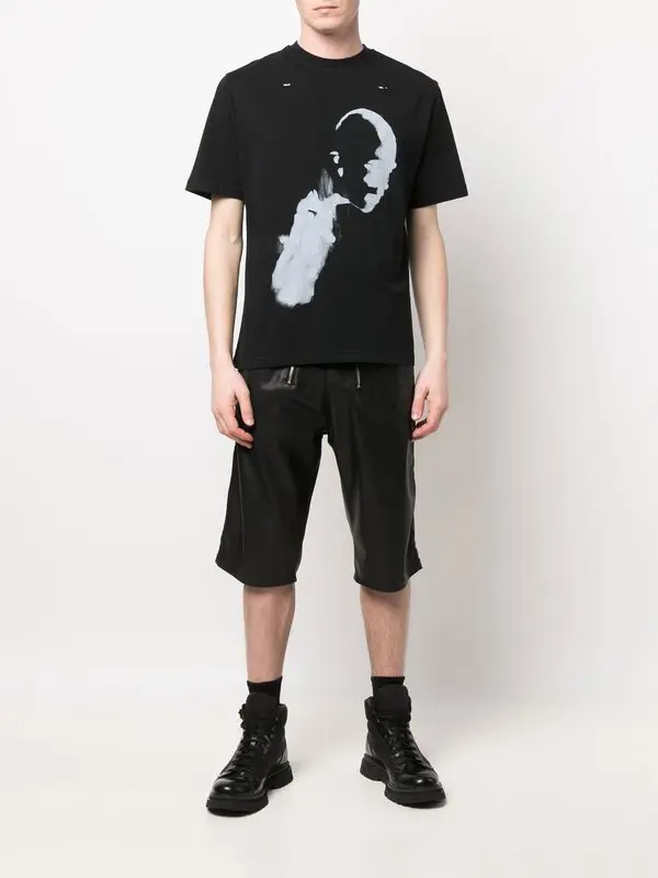 HELIOT EMIL Graphic-print Cotton T-shirt