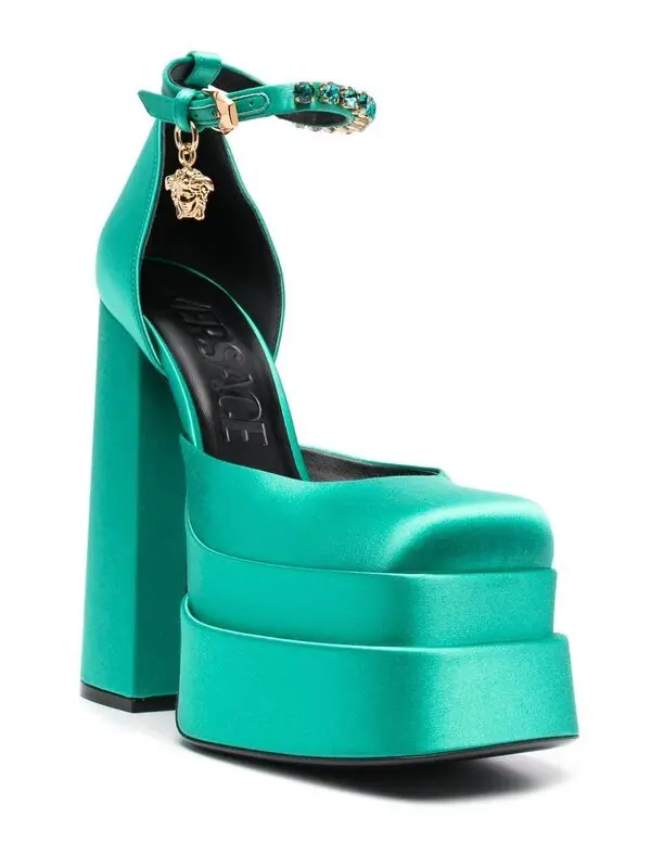 Versace Chunky Mary Jane Pumps