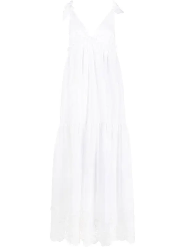 P.a.r.o.s.h Lace-embellished Maxi Dress
