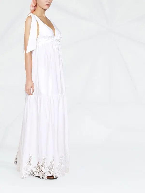 P.a.r.o.s.h Lace-embellished Maxi Dress