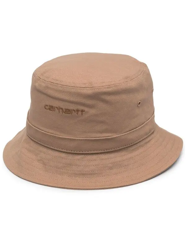 Carhartt Work In Progress Logo-embroidered Bucket Hat - Neutrals