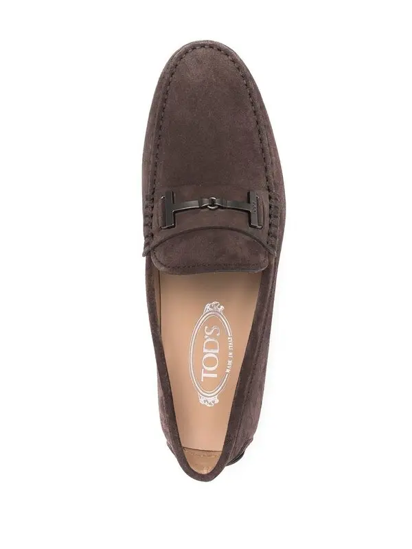 TOD'S Suede Bar Loafers