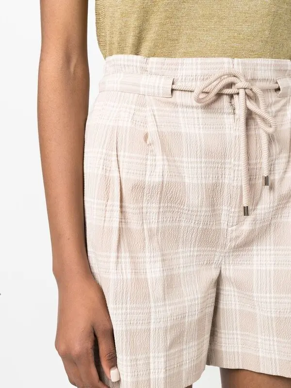 Woolrich Check-print Seersucker Shorts