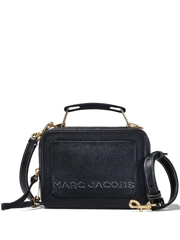 Marc Jacobs The Textured Box 20 Crossbody Bag - Black | Editorialist