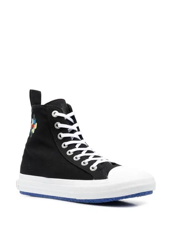 COUNTY OF MILAN Marcelo Burlon Cross Vulcanised High-top Sneakers