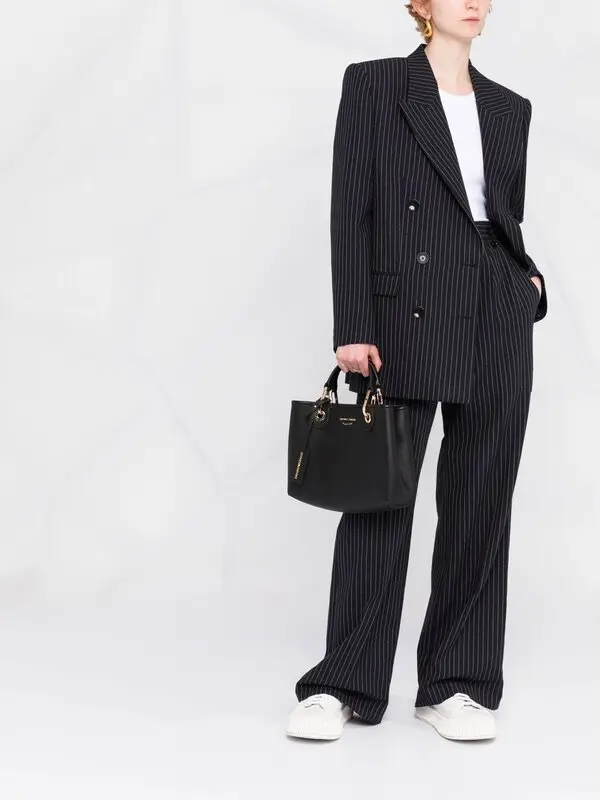 Emporio Armani Logo Tote Bag - Black